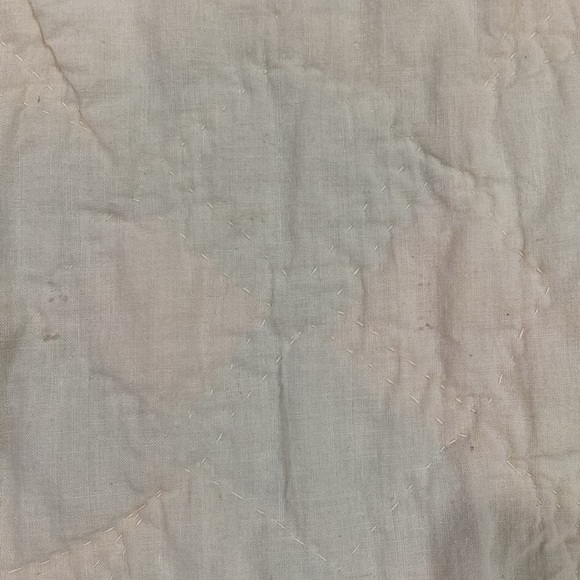 Vintage | Bedding | Vintage Double Wedding Ring Quilt Hippie Western ...